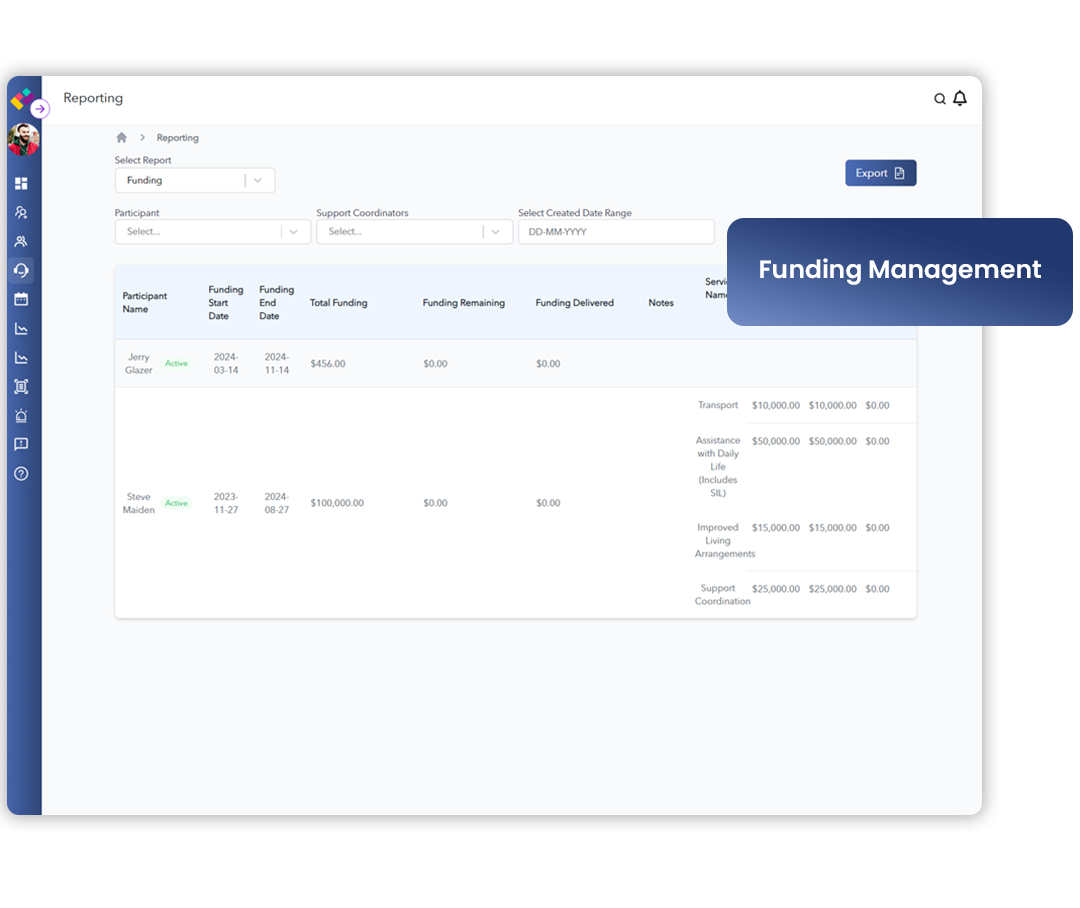 NDIS Participant Management Software