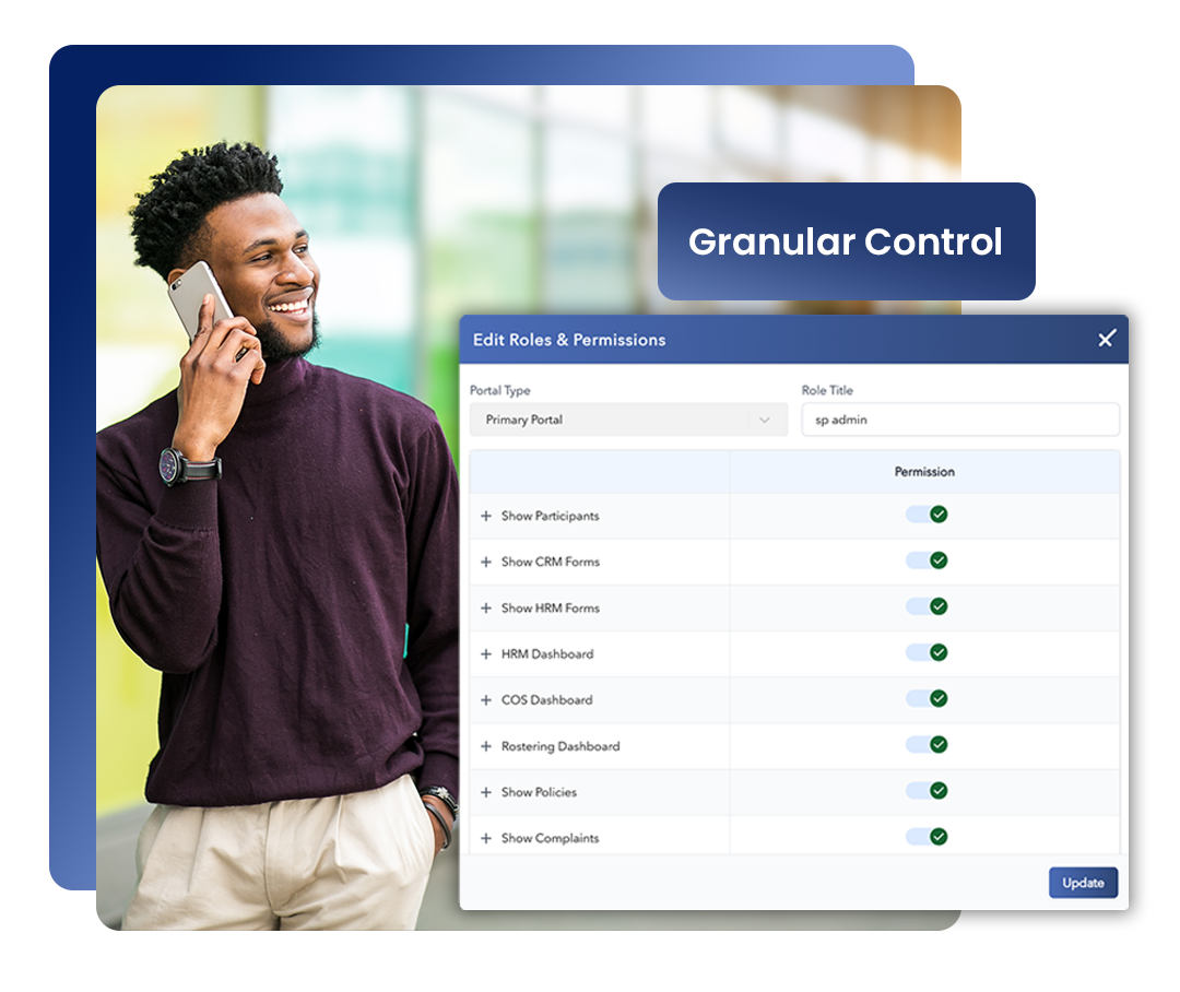 Roles and Permissions