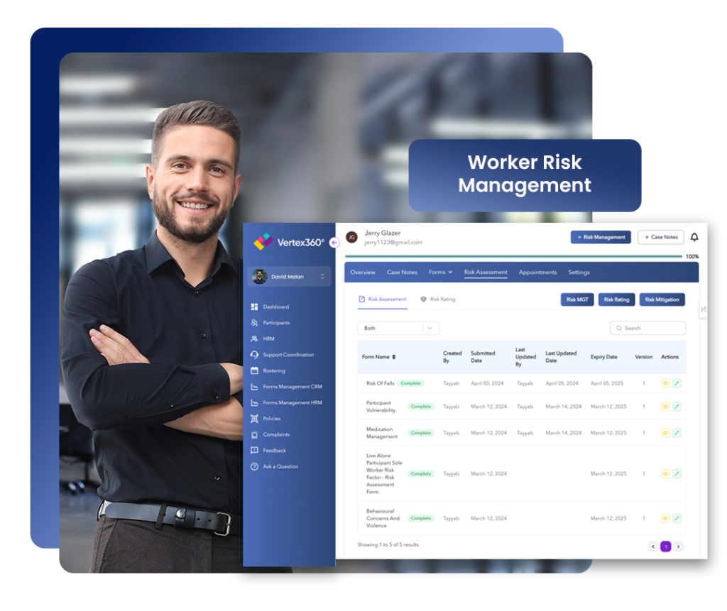 NDIS Risk Management Software